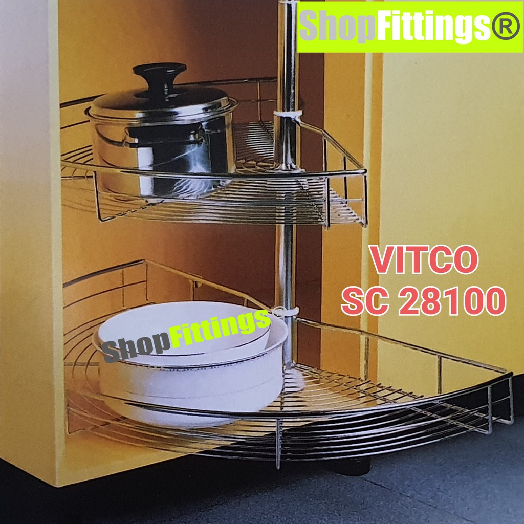 Jual VITCO SC Or XC 28100 Rak Dapur Sudut Putar Serbaguna 180° Corner ...