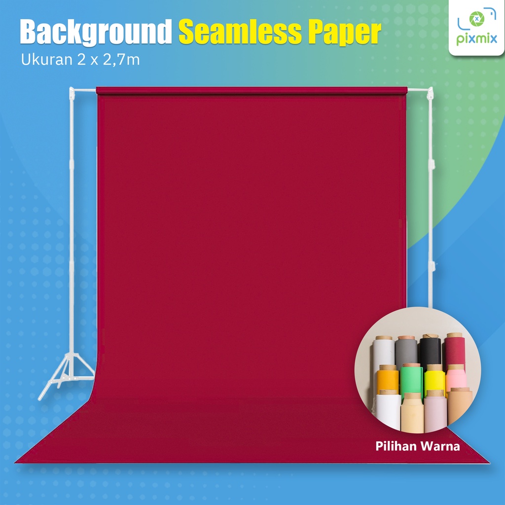 Jual Background Foto Kertas - Alas Foto Seamless Paper Pixmix | Shopee ...