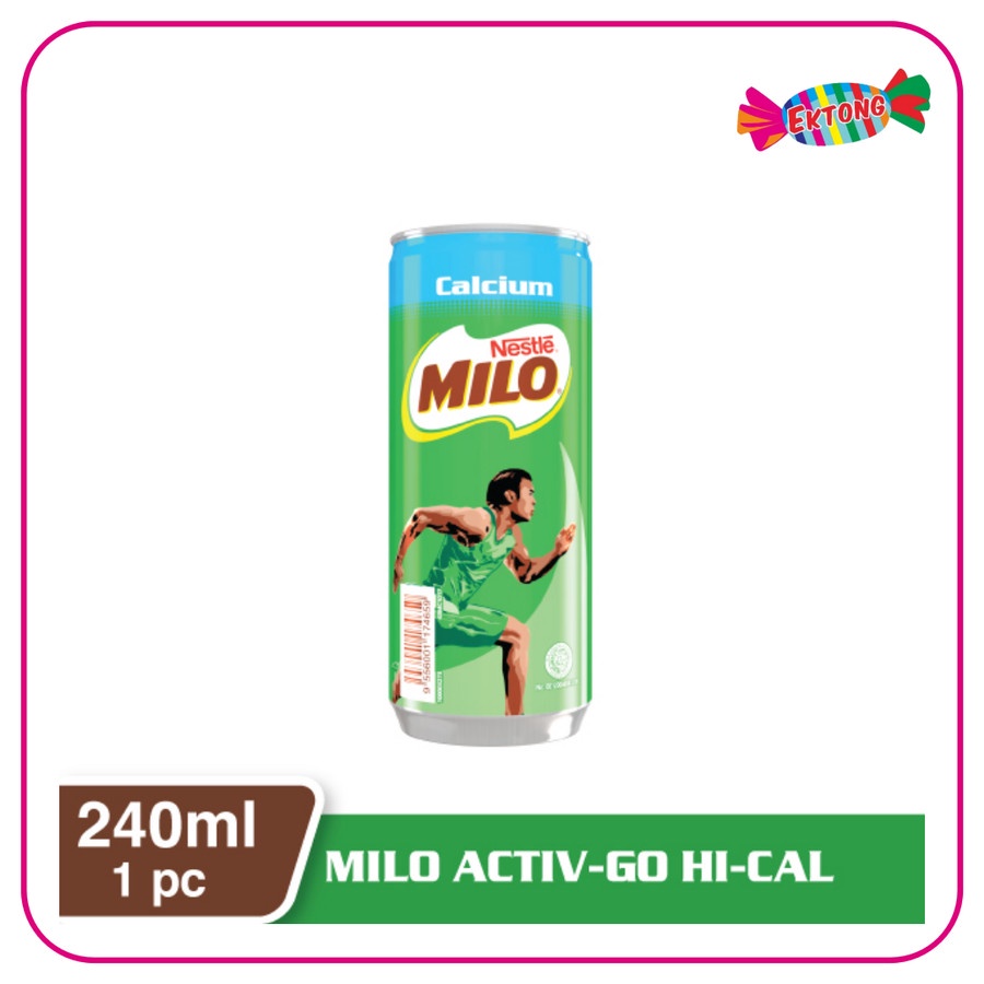 Jual NESTLE MILO ACTIV-GO (HI CALCIUM) RTD 240 ML | Shopee Indonesia