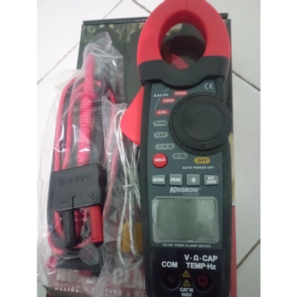 Jual Tang Amper 1000A - Clamp meter 1000A Krisbow | Shopee Indonesia