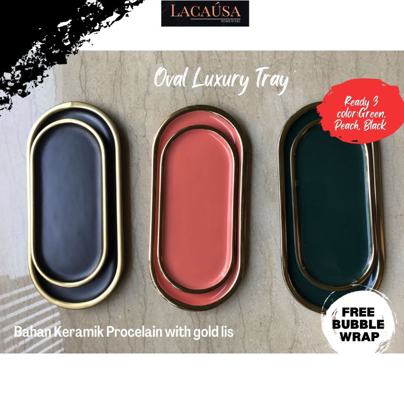 Jual Tray Piring Oval Melamin Keramik Motif Marble BISCOTI | Shopee ...