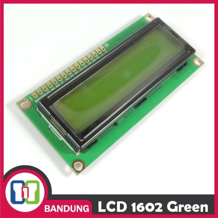 Jual LCD CHARACTER 16X2 1602 5V GREEN HIJAU BACKLIGHT MODULE | Shopee ...