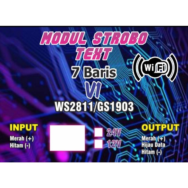 Jual Modul Strobo Running Text 7 Baris V1 | Shopee Indonesia