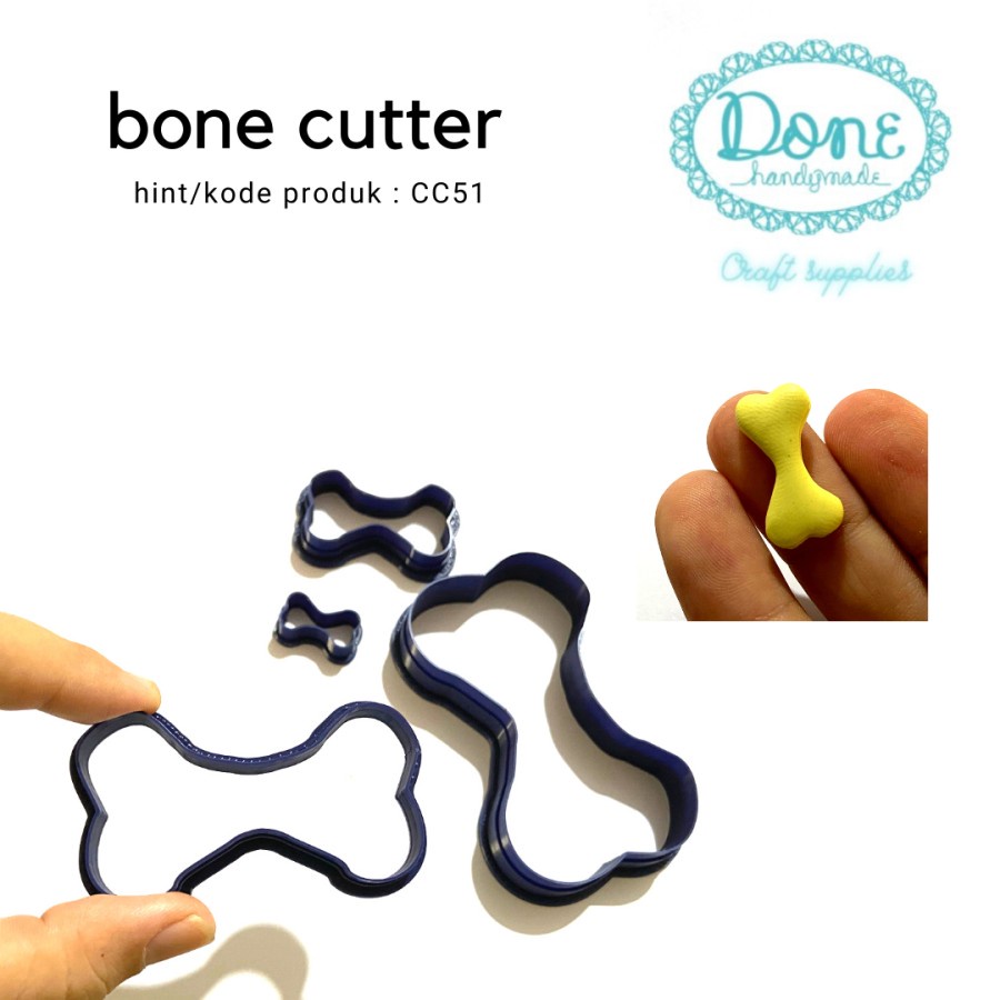 Jual Cutter bone cutter tulang doggie bone cetakan fondant clay cutter ...