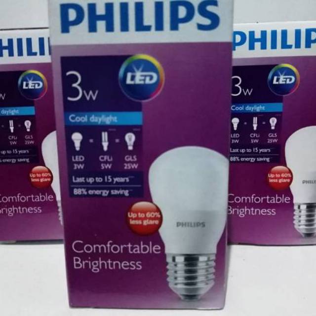 Jual Lampu Philips Led 3 watt putih dan Philips led 3,5 watt warm white | Shopee Indonesia