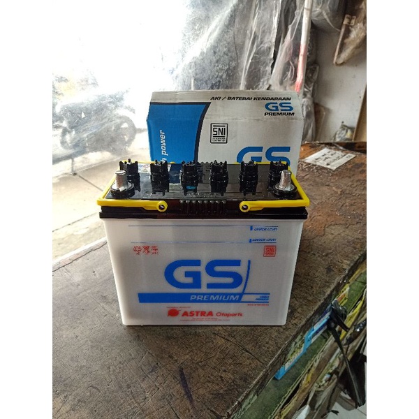 Jual Aki Accu Basah Mobil GS Premium Astra NS60 46B24R 12V-45AH Original | Shopee Indonesia