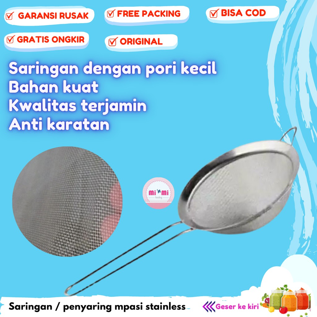 Jual Peralatan perlengkapan alat saringan penyaring mpasi bayi kopi teh ...