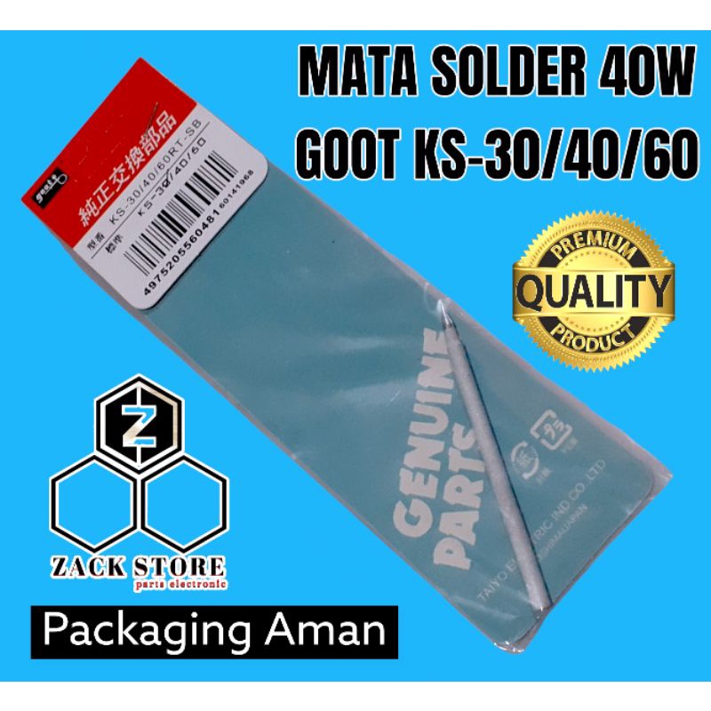 Jual MATA SOLDER 40W / GOOT KS-30/40/60RT-SB | Shopee Indonesia