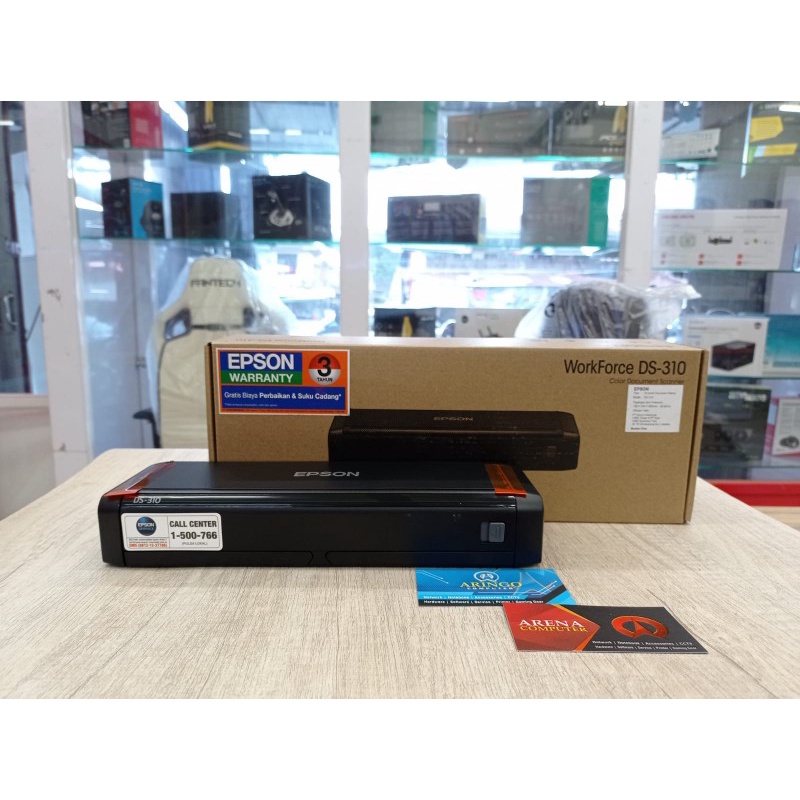Jual Epson Scanner DS-310 (A4, Sheet-fed, portable, battery,Up to F4 ...