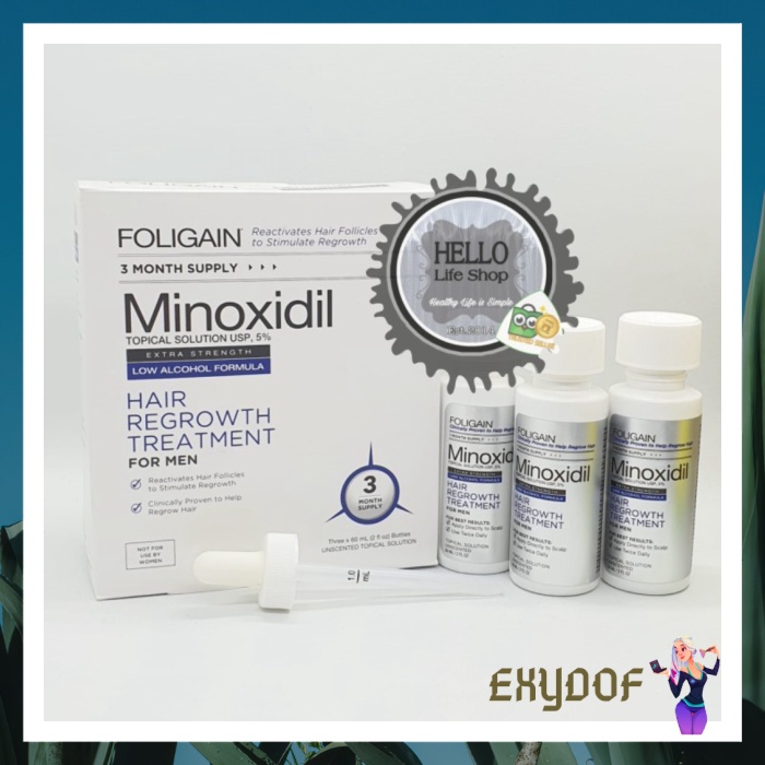 Jual FOLIGAIN MINOXIDIL TOPICAL SOLUTION 5 EXTRA STRENGTH - 1 BTL SAJA ...