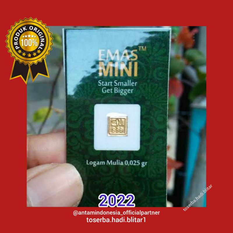 Jual emas mini 0.025 gram, emas mini gold, emas minigram, emas mini ...