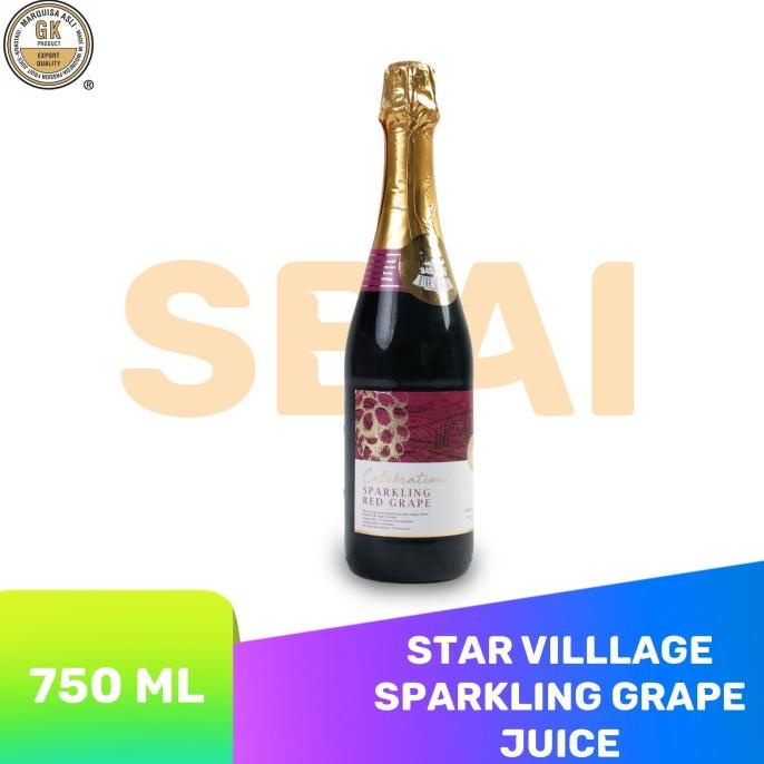 Jual Non Alcohol Star Village Sparkling Grape Juice 750Ml Jus Soda Ready | Shopee Indonesia