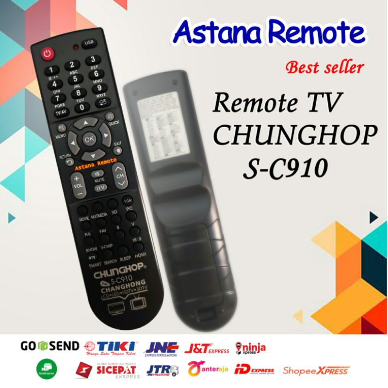 Jual REMOTE TV LCD/LED HDTV CHANGHONG S-C910 | Shopee Indonesia