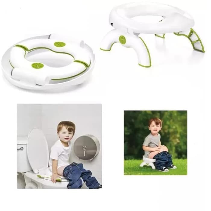 Jual Pispot Anak Portable 2 in 1 Go Potty Toilet Hijau | Shopee Indonesia