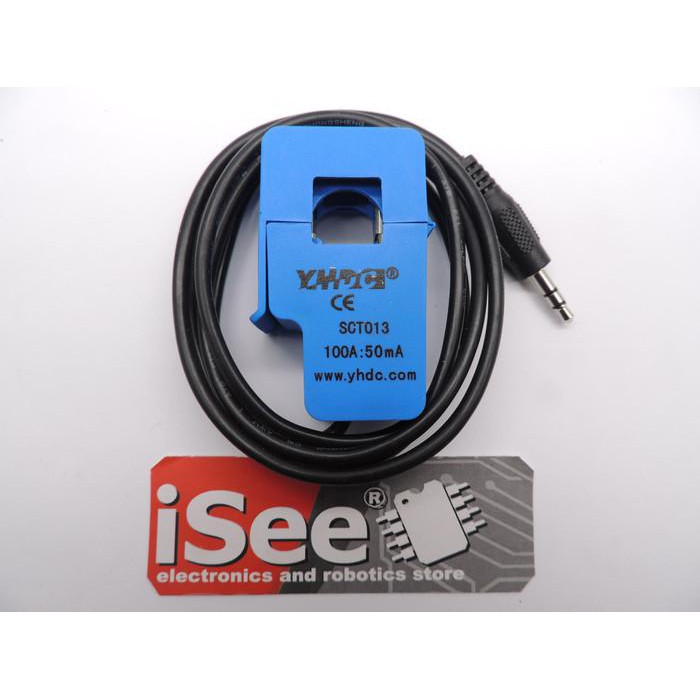 Jual Non-Invasive AC Current Transformer SCT-013-000 100A 50mA sensor ...