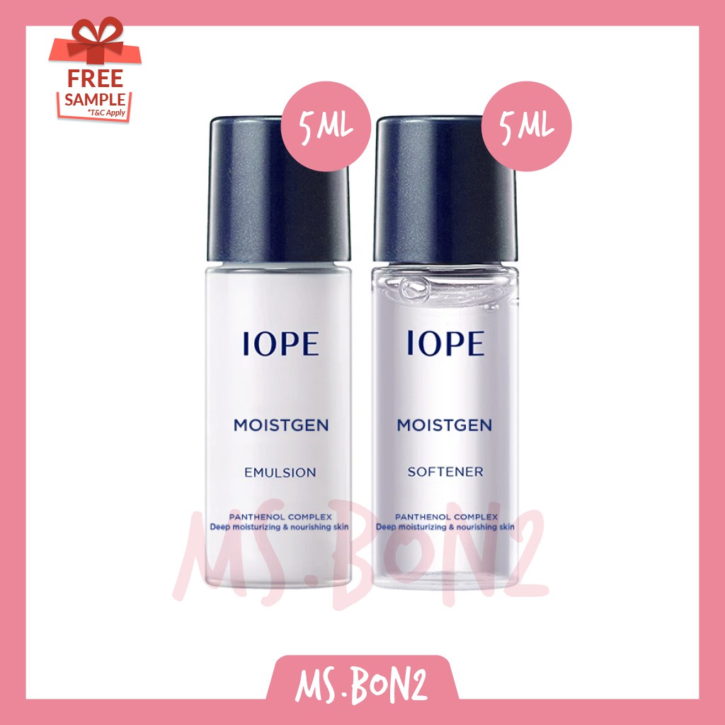 Jual IOPE Moistgen Emulsion Softener Mini Travel Trial Sample Firming ...