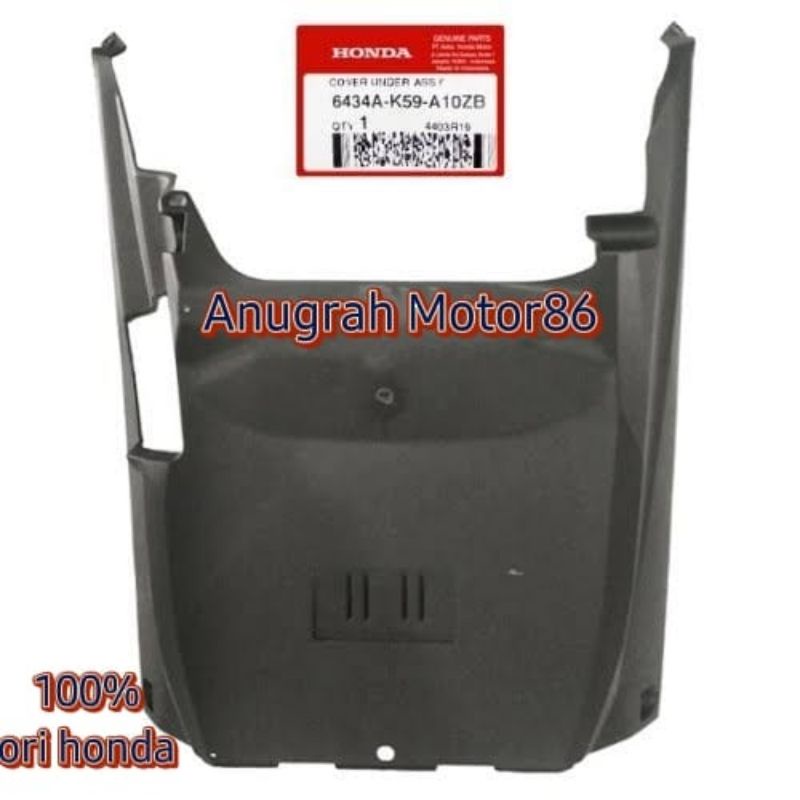 Jual 6434A-K59-A10ZB Cover under bawah pijakan kaki Vario 125 ESP & Vario 150 ESP | Shopee Indonesia