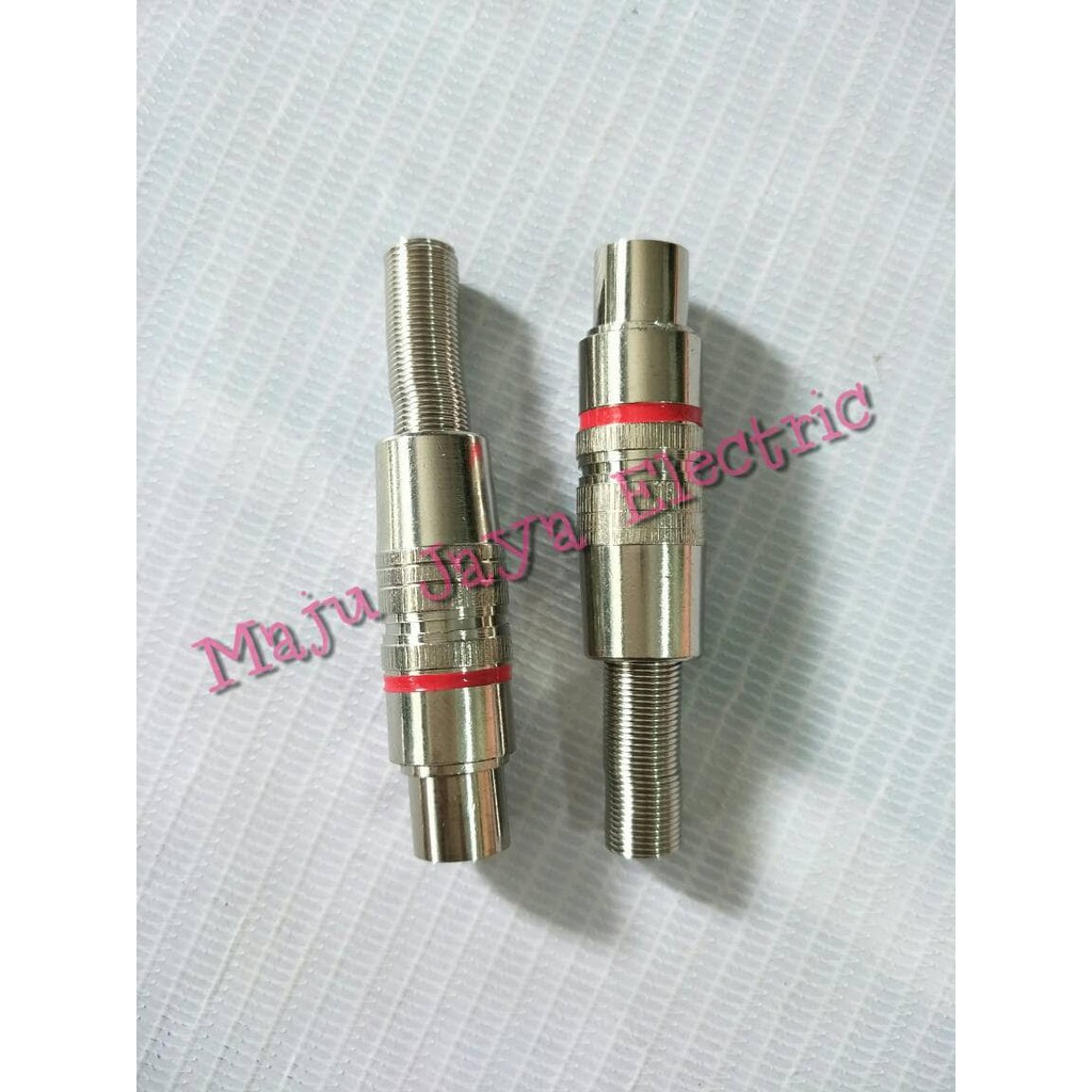 Jual Jual Jack Connector/Konektor Jak/Colokan Antena TV Jantan Gold ...