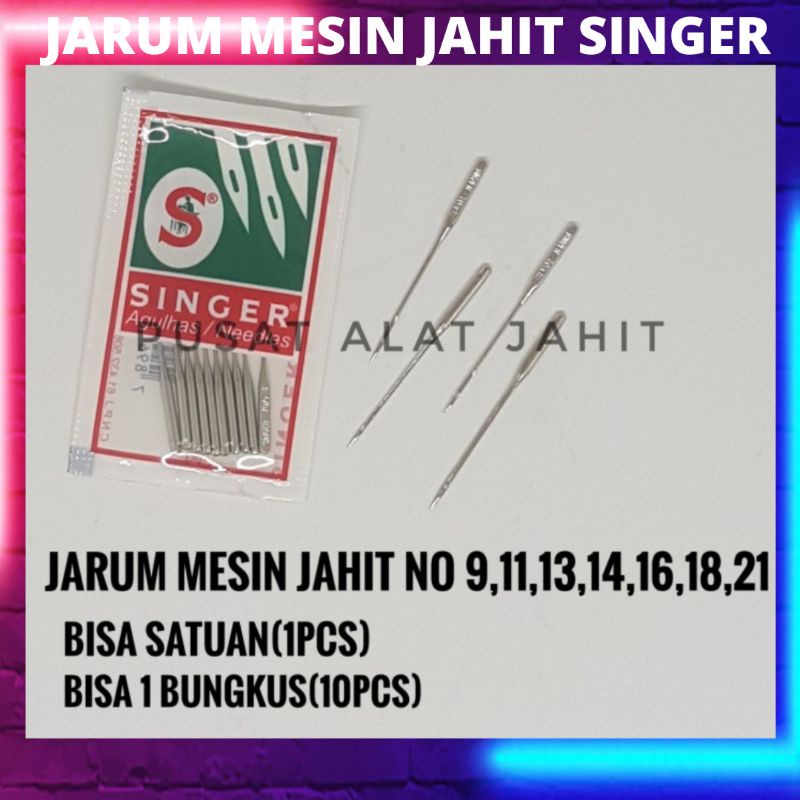Jual ORIGINAL JARUM SINGER MESIN JAHIT SINGER RUMAH TANGGA KLASIK ...