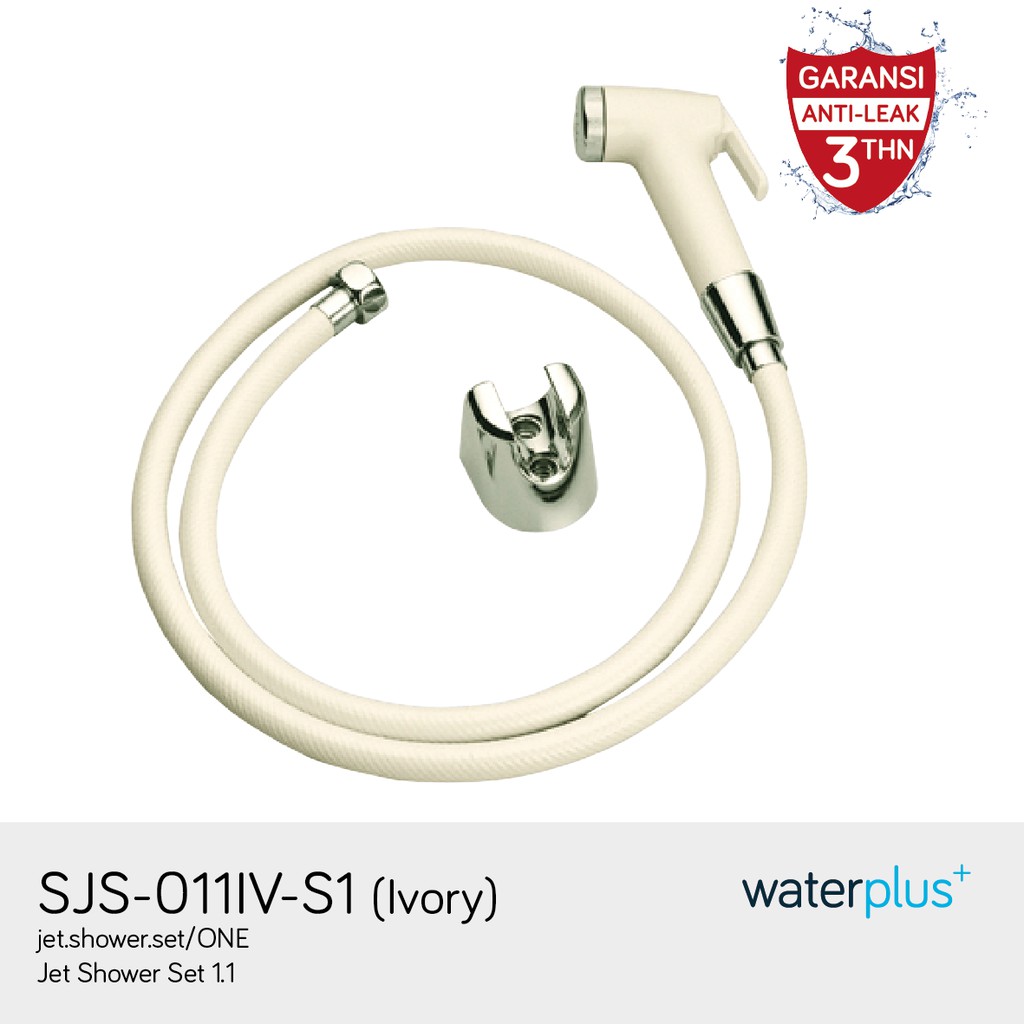 Jual waterplus+ | Jet Shower Set (Ivory, PVC Hose) | SJS-011IV-S1 ...