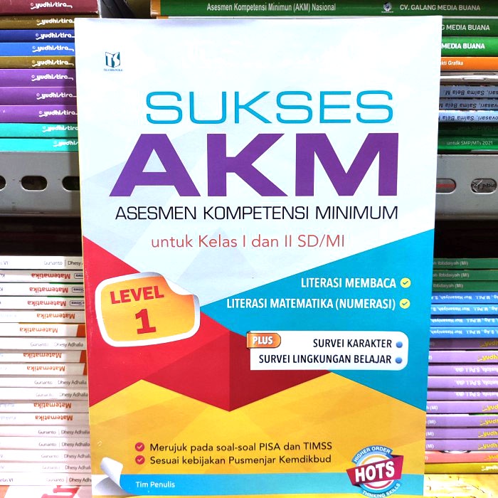 Jual Buku Sukses AKM Level 1 untuk SD MI kelas 1 dan 2 Tiga Serangkai | Shopee Indonesia