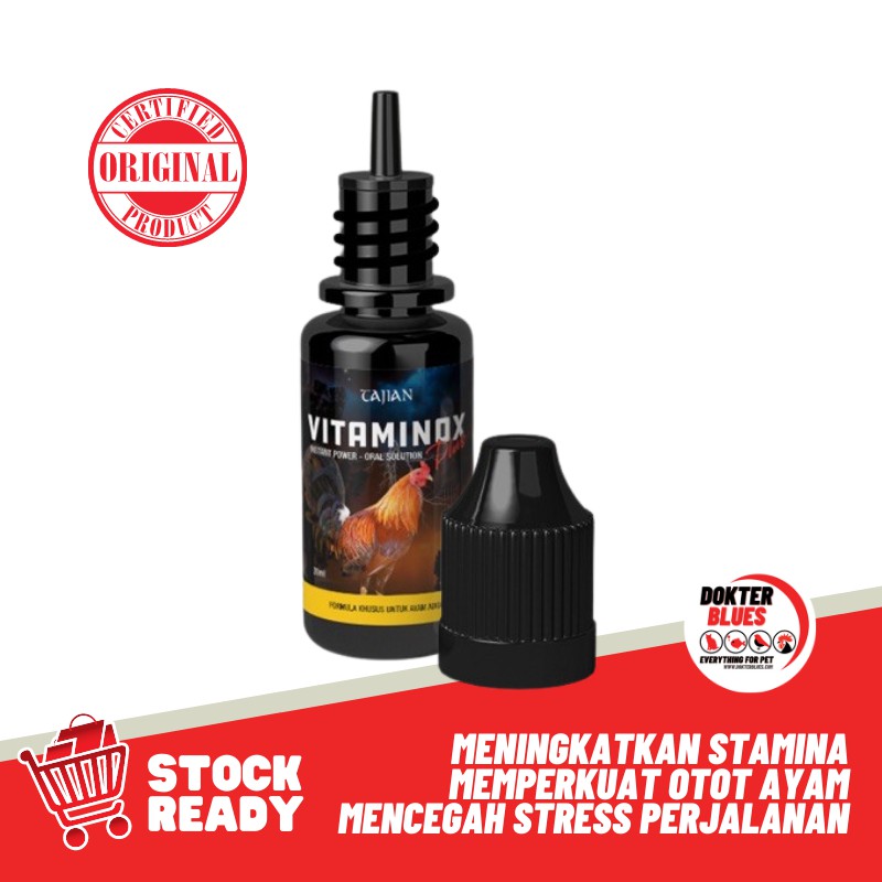 Jual Vitaminox 20ml - Doping Tetes Ayam Aduan Taji, Suplemen ...