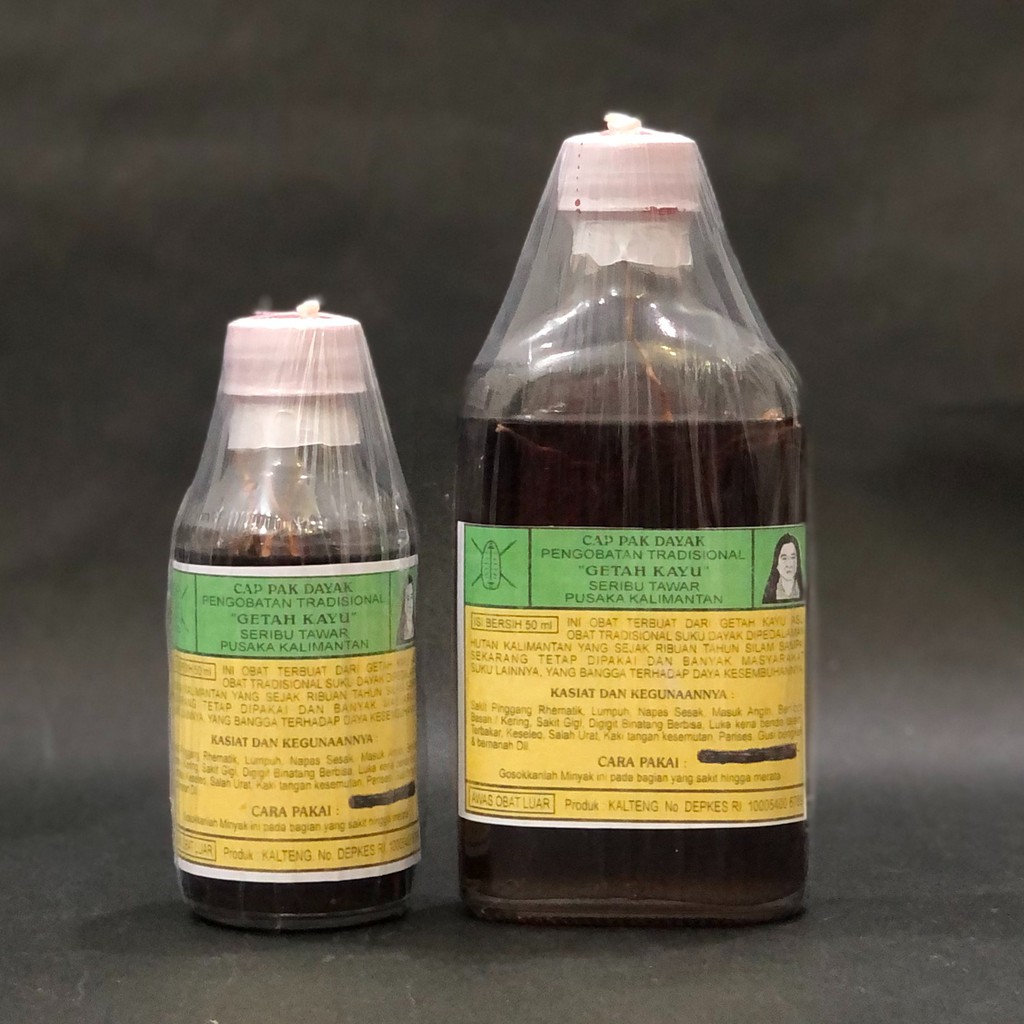 Jual MINYAK GETAH KAYU CAP PAK DAYAK - SEDANG | Shopee Indonesia