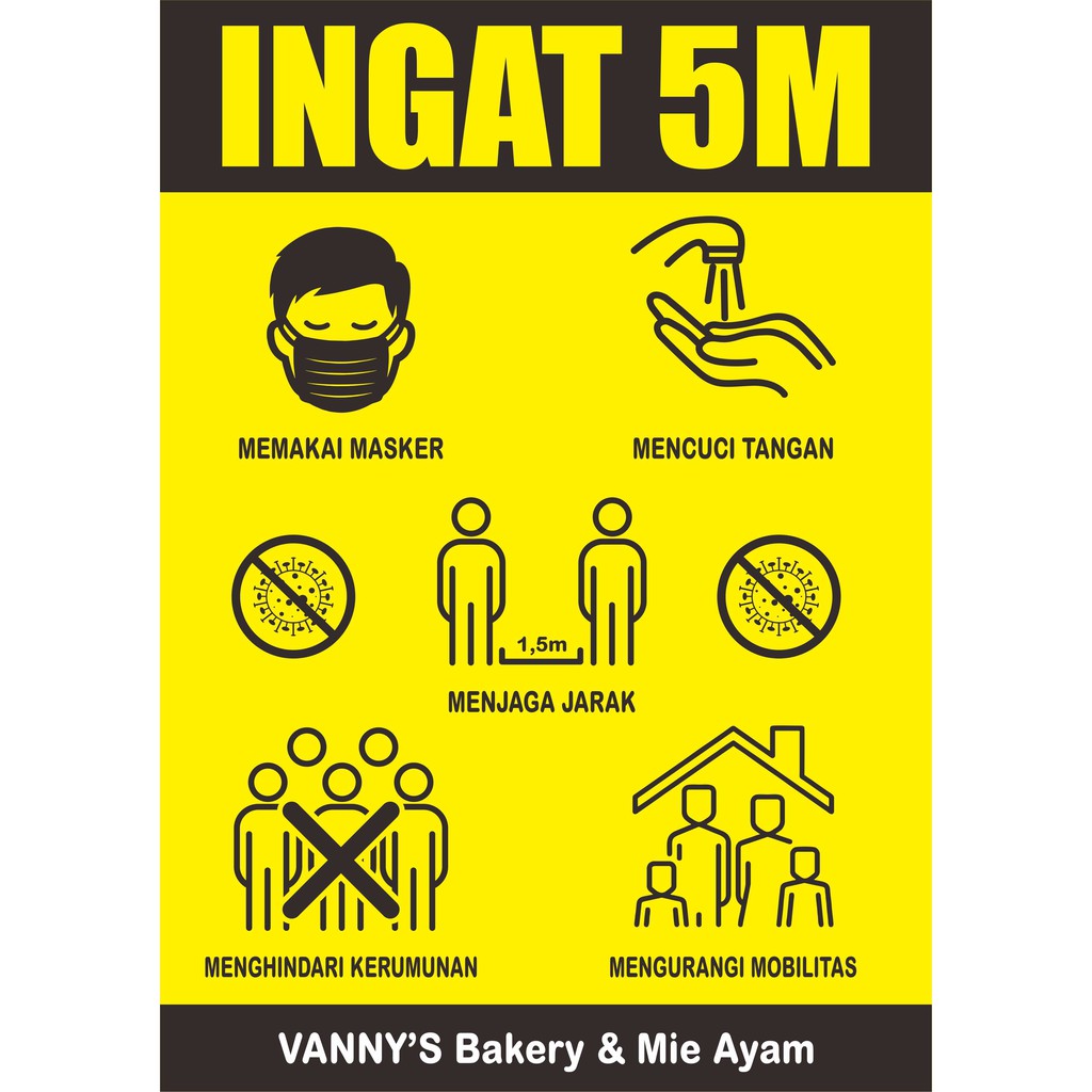 Jual STIKER VINYL INGAT 5 M | Shopee Indonesia
