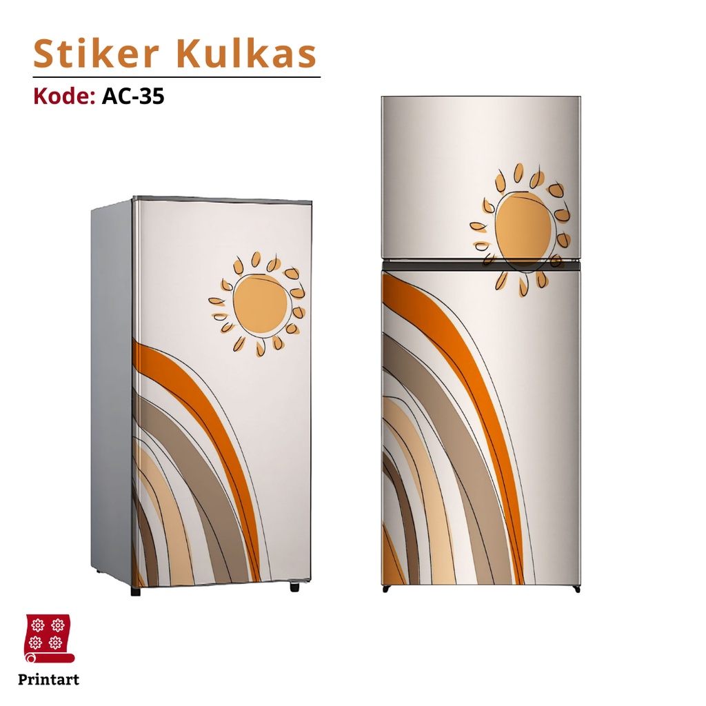 Jual Stiker kulkas 1 pintu dan Stiker Kulkas 2 pintu Aesthetic Kode AC ...