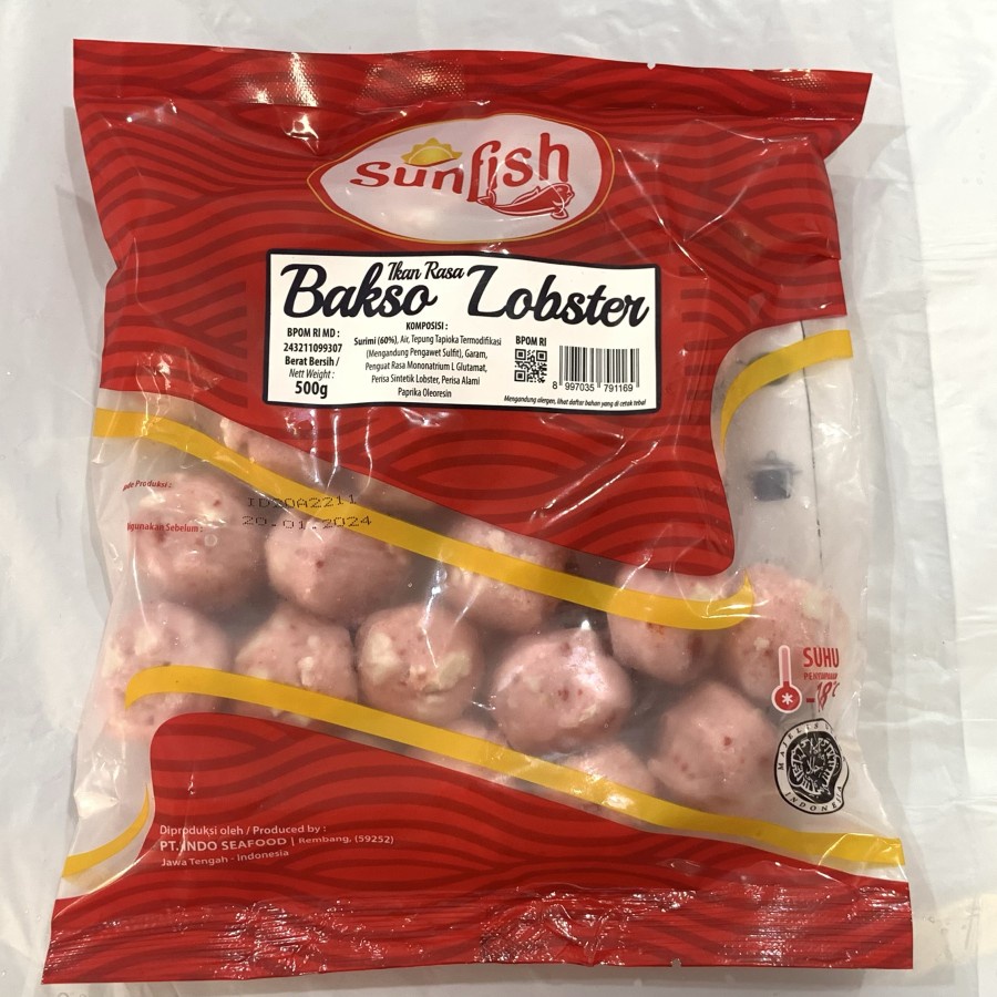 Jual Sunfish Baso Lobster 500gr STS Frozen | Shopee Indonesia