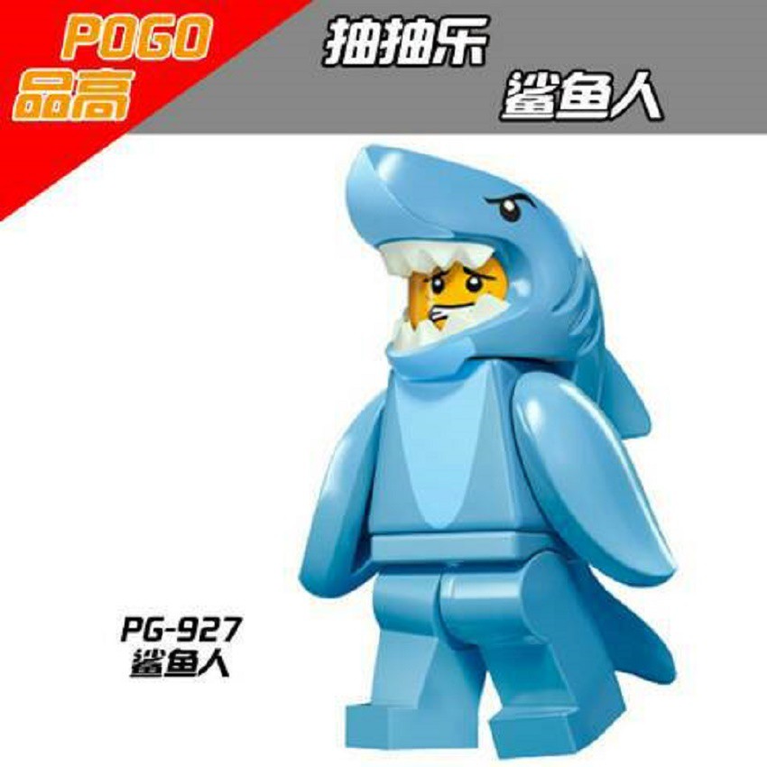 Jual POGO PG-927 - Shark Suit Guy - Lego compatible | Shopee Indonesia