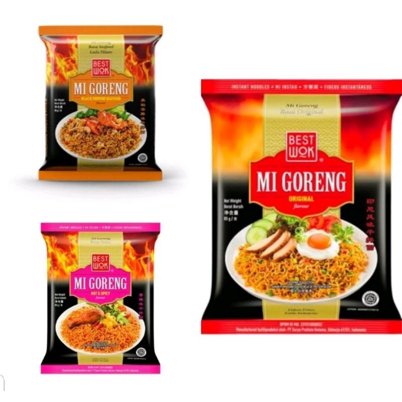Jual BEST WOK- Mie Goreng 85g mie instant goreng | Shopee Indonesia