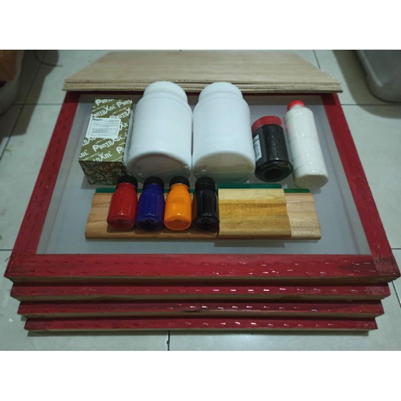 Jual PAKET SABLON ALAT SABLON PEMULA BASIC | Shopee Indonesia