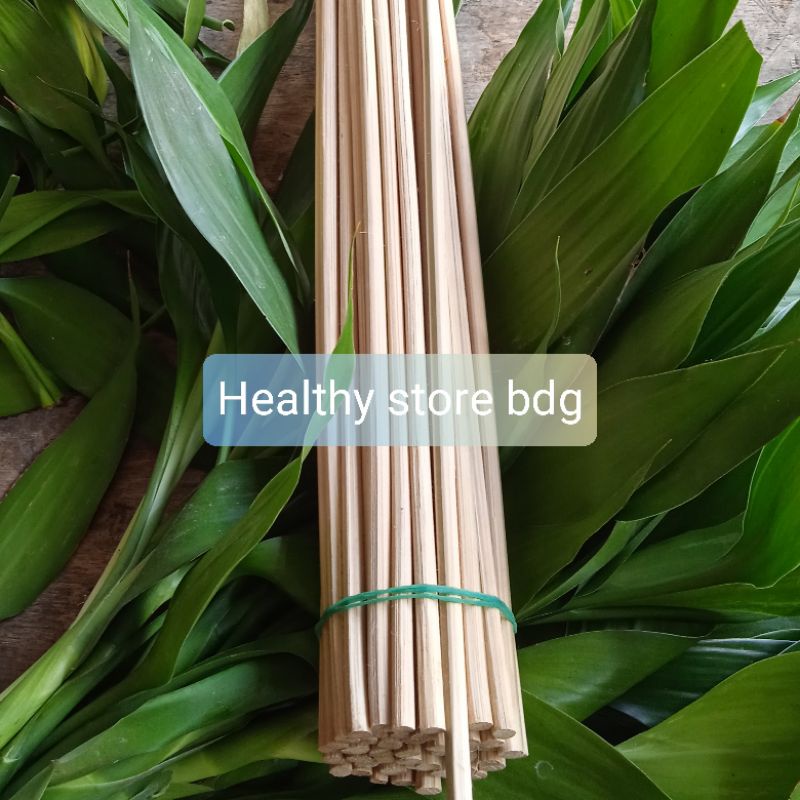 Jual Stik bambu lidi bulat berkualitas per 50 batang p.50cm L 5mm ...