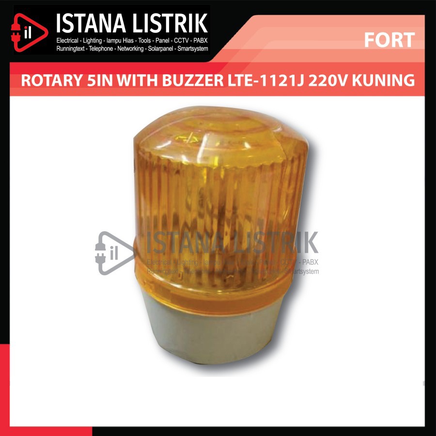 Jual FORT WARNING LIGHT ROTARY 5IN WITH BUZZER LTE-1121J | Shopee Indonesia