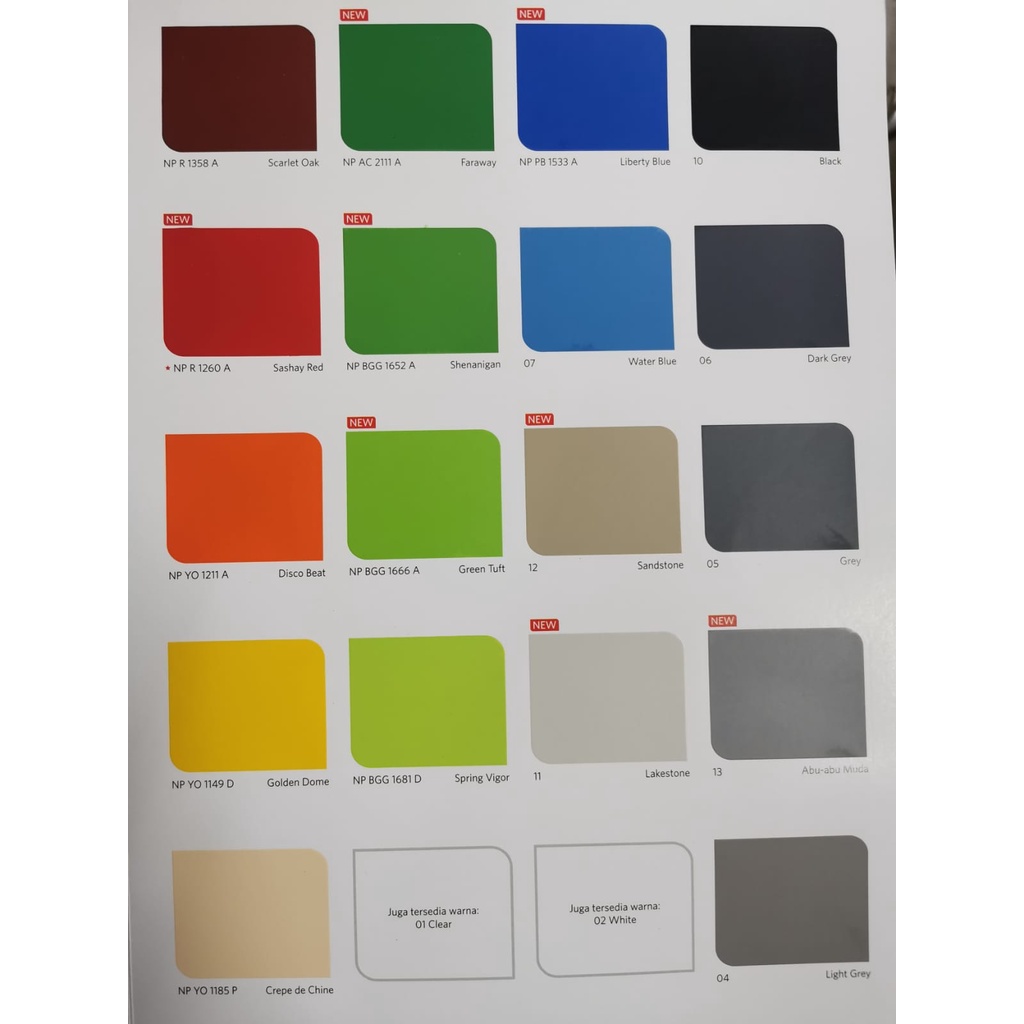 Jual READY SEMUA WARNA !! CAT WATERPROOFING ELASTEX NIPPON PAINT 4 KG ...