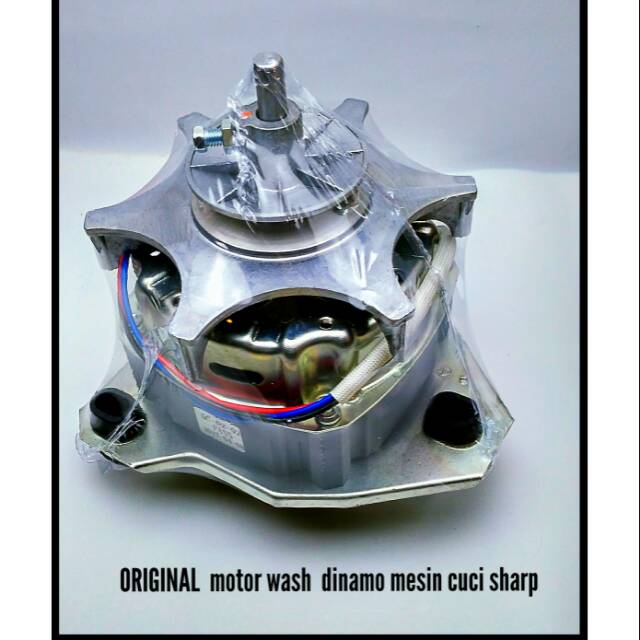 Jual ORIGINAL MOTOR WASH DINAMO MESIN CUCI SHARP ( LENGKAP) | Shopee ...
