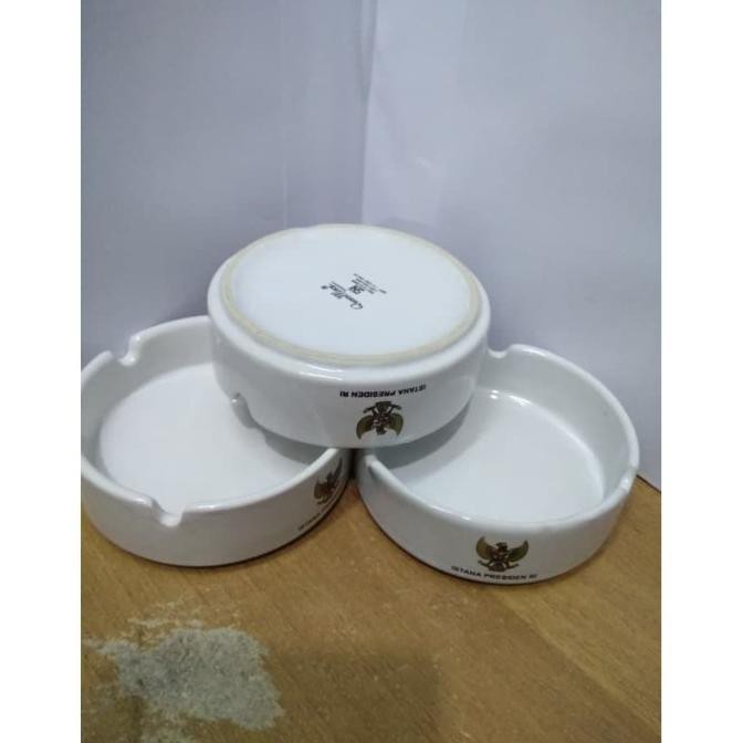 Jual Asbak Keramik Exclusive Logo Istana Presiden| Kualitas Bagus ...