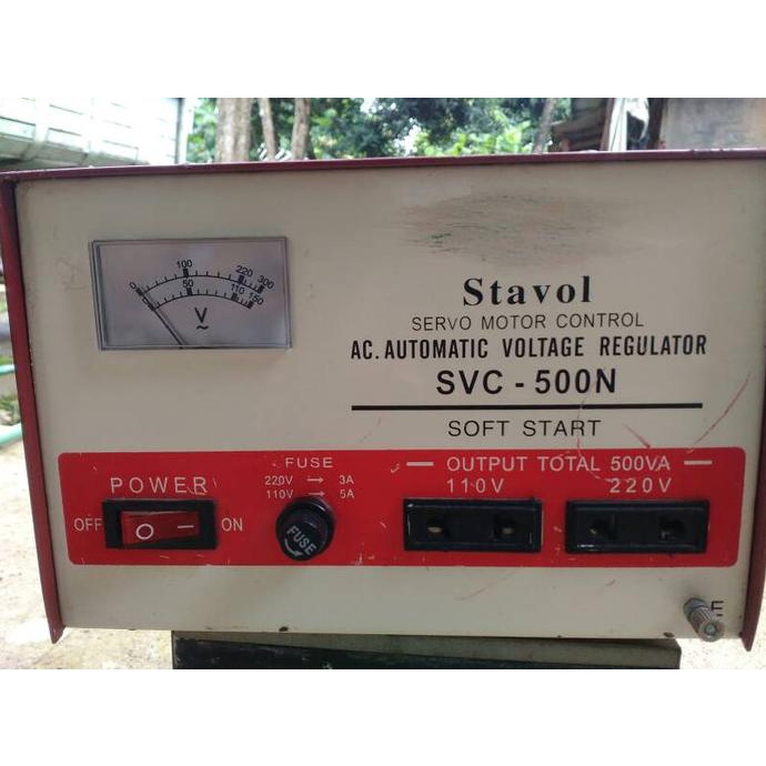 Jual Volt Stabilizer Servo Motor Stavolt 500VA SVC-500N Matsunaga ...