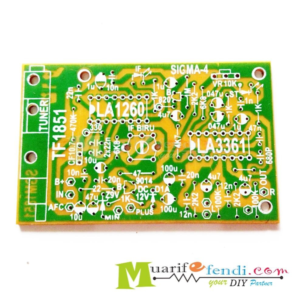 Jual PCB Radio Tuner FM LA1260 LA3361 STEREO | Shopee Indonesia