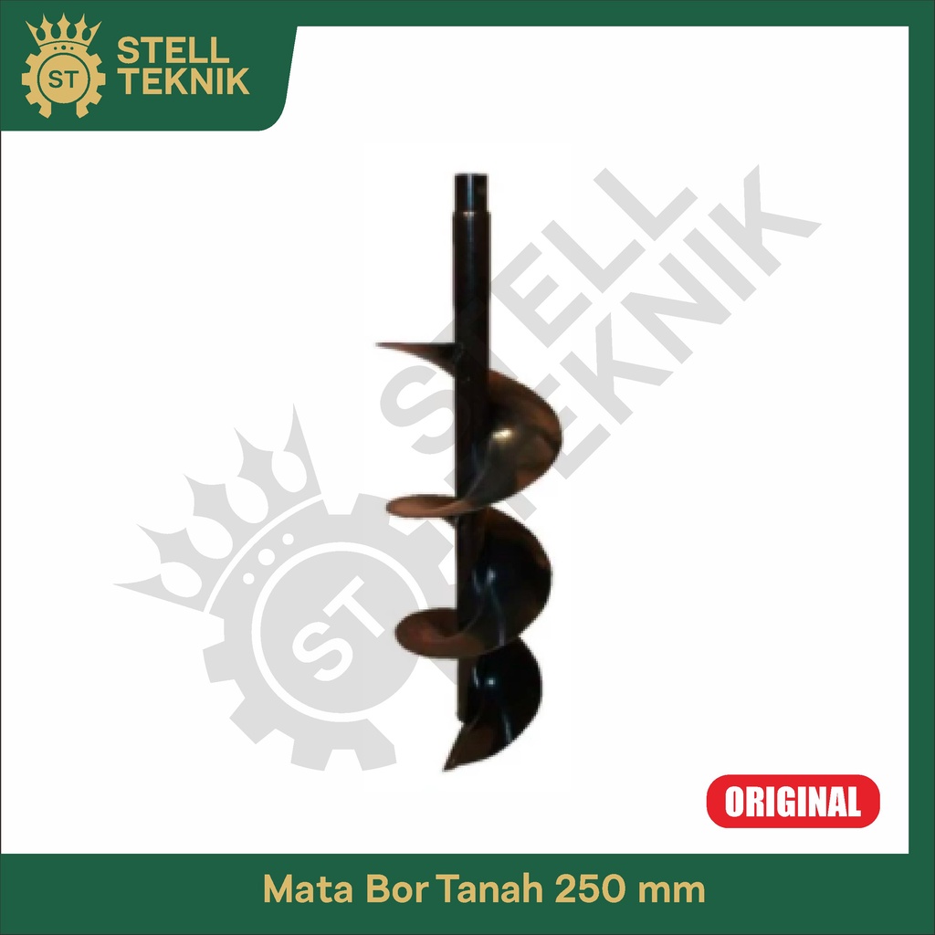 Jual Mata Bor Tanah 250 mm 25 cm Earth Auger Drill 250 mm 25 cm ...