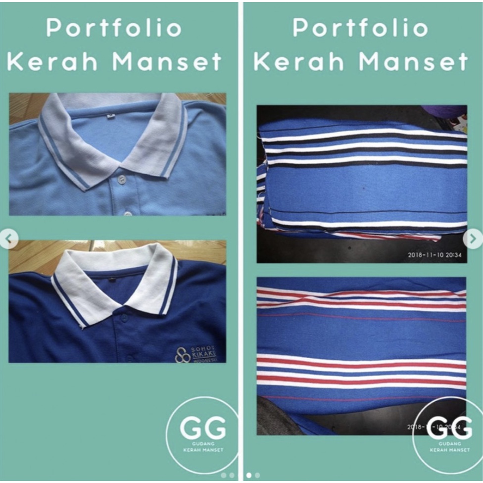 Jual Custom Kerah Manset Polo | Shopee Indonesia