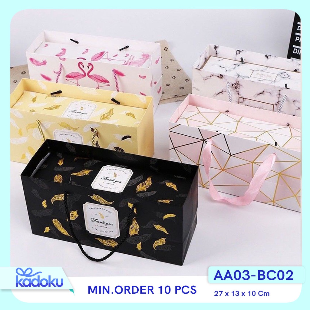Jual Paperbag box set / Box souvenir / Box hampers / Box set motif i ...