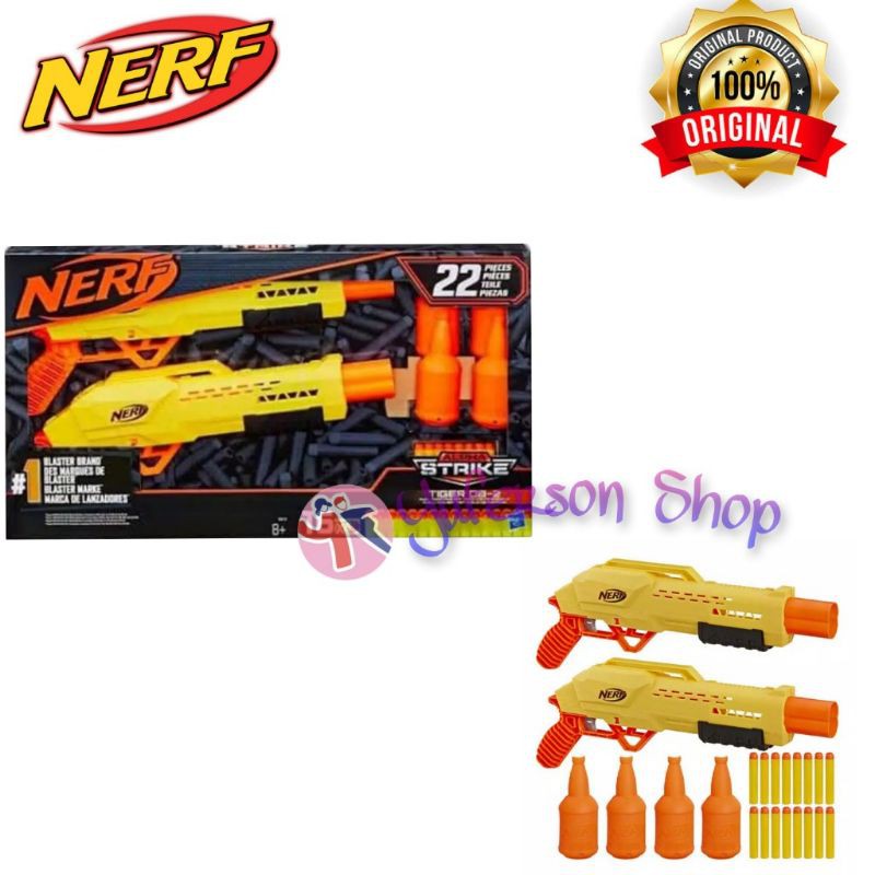 Jual Nerf Alpha Strike Tiger DB-2 /1 Set 2 Pcs | Shopee Indonesia