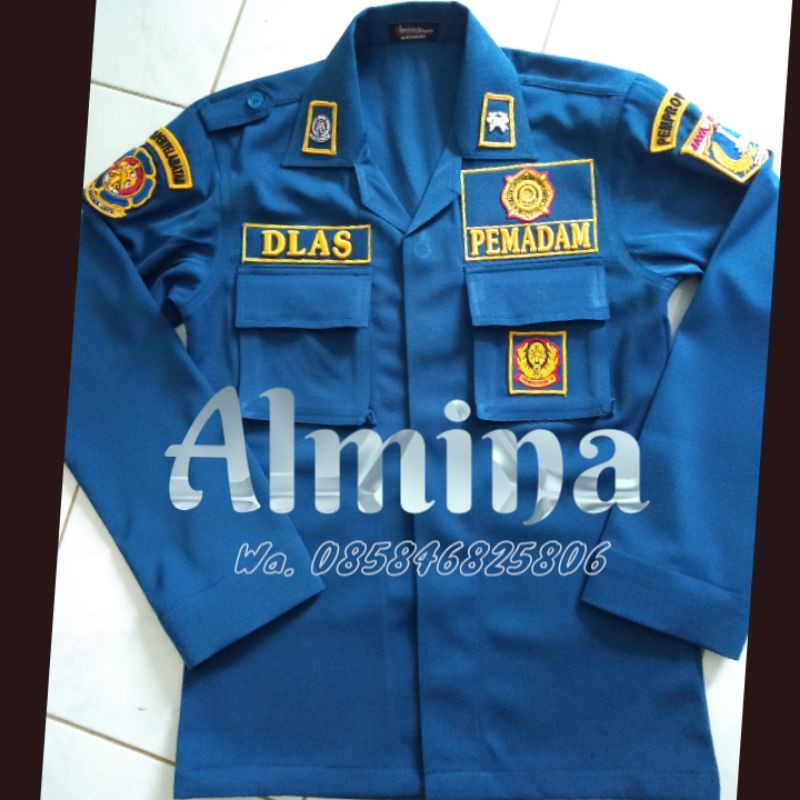 Jual Terlaris stelan seragam pdl damkar pemadam kebakaran | Shopee ...