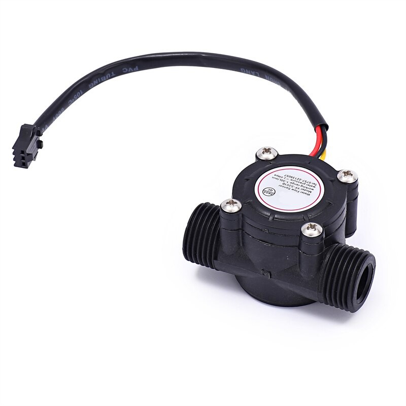 Jual Water Flow Sensor YF-S201 range 1-30 Liter/menit Arduino | Shopee ...