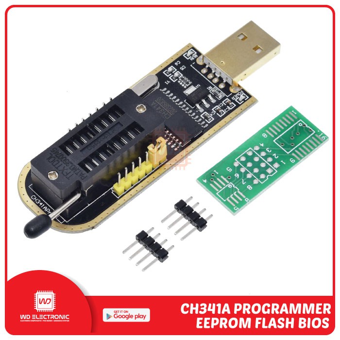Jual CH341 CH341A PROGRAMMER EEPROM FLASH BIOS FOR 93Cxx 25Cxx 24Cxx | Shopee Indonesia