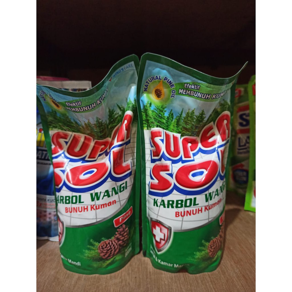 Jual SUPER SOL Karbol Wangi Refill 750ml 750 ml | Shopee Indonesia