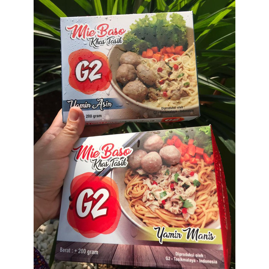 Jual Mie baso khas tasik G2/mie baso G2 tasik/mie basi G2/mie instan ...