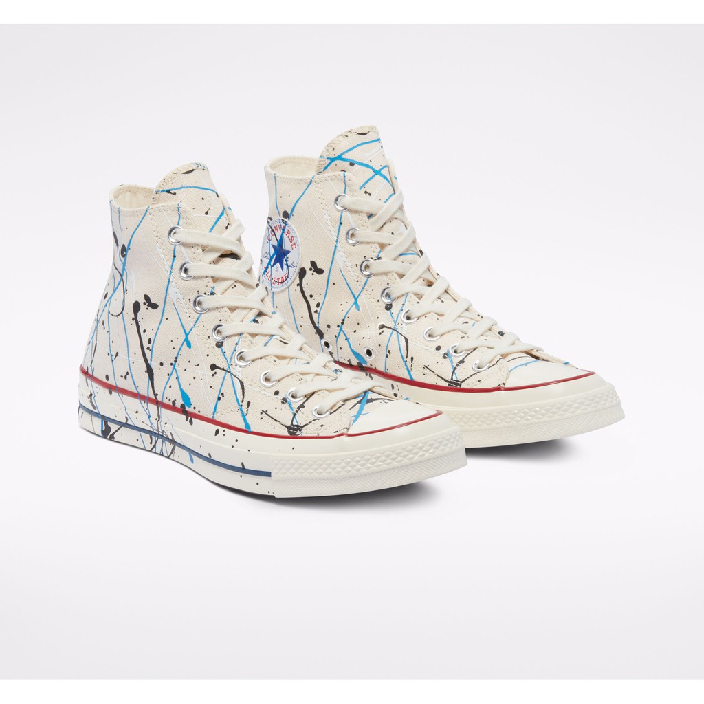 Jual CONVERSE CHUCK 70s Hi ARCHIVE PAINT SPLATTER - DIGITAL BLUE EGRET ...